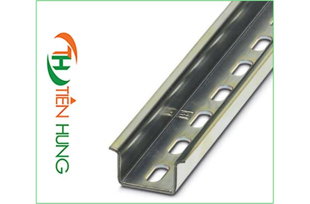 THANH DIN RAIL 2 MÉT BẰNG THÉP 7 MÀU, SIZE 35x15MM PHOENIX CONTACT NS ...